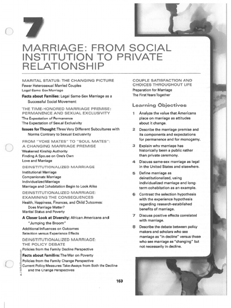 Ch7 Marriage | PDF | Marriage | Polyamory