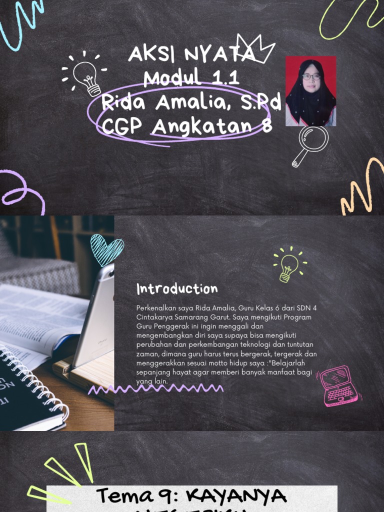 AKSI NYATA Modul 1.1 Rida Amalia, S.PD CGP Angkatan 8 | PDF