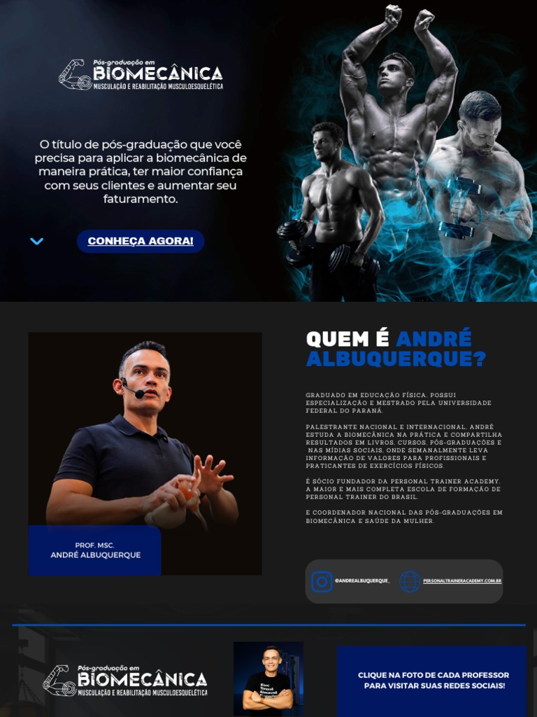 Pós Em Biomecanica 2 Compactado 2 Pdf Musculação Lição