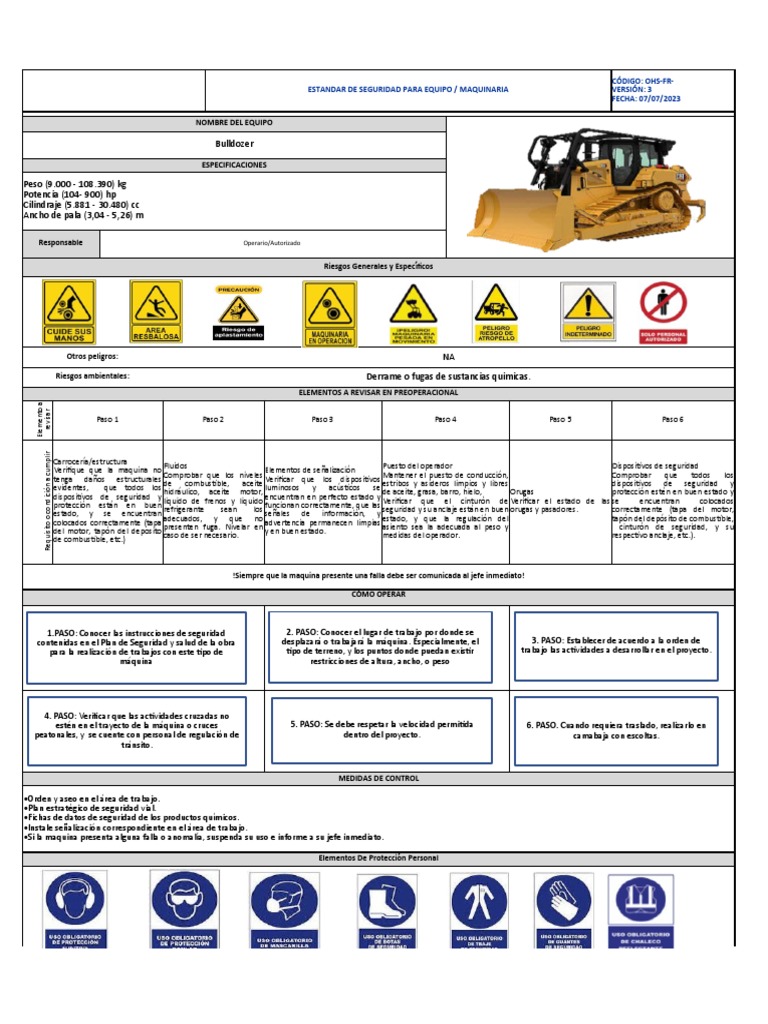 OHS-FR Bulldozer | PDF