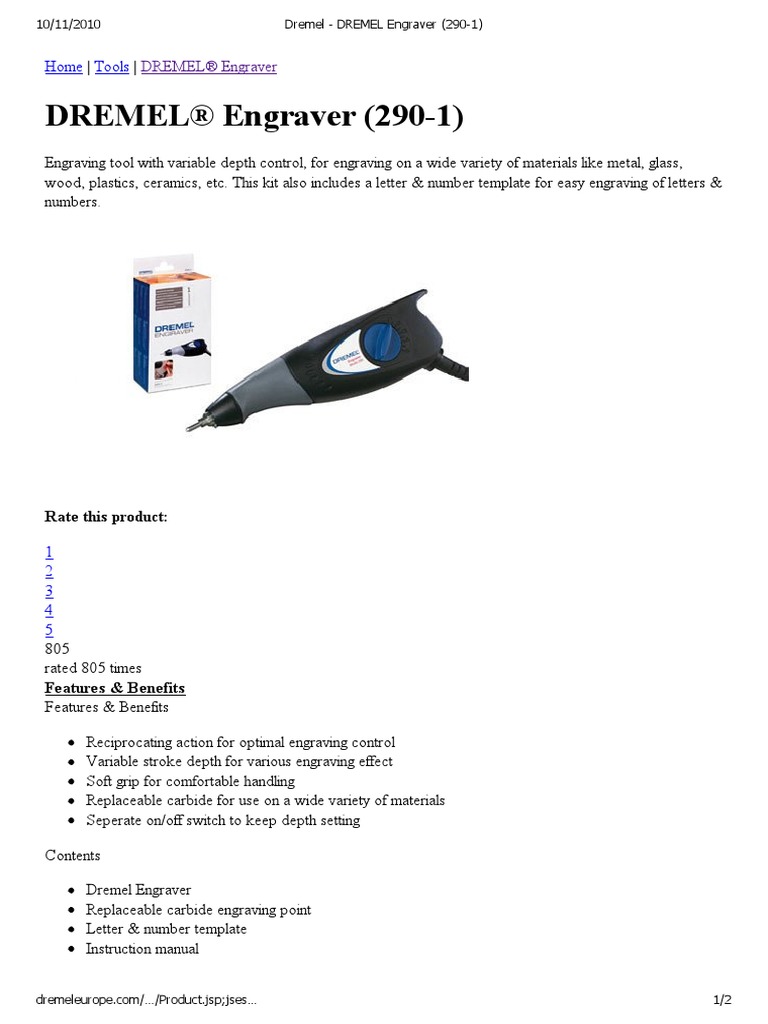 DREMEL® Engraver | PDF