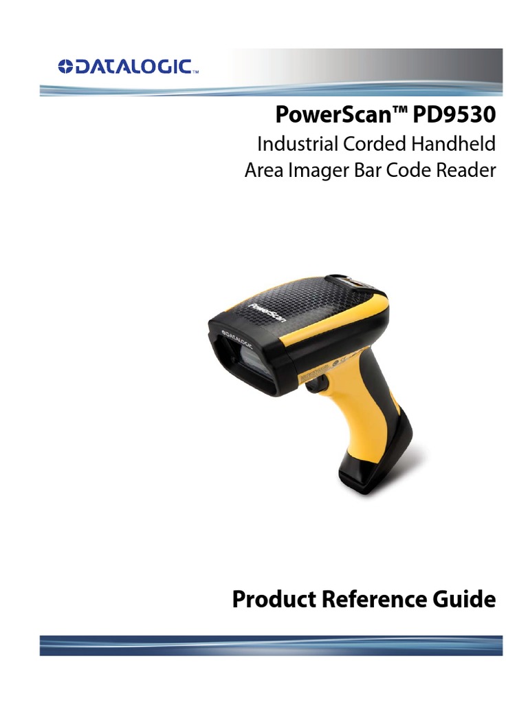 Powerscan PD9500 Full Manual | PDF | Universal Product Code | Computing