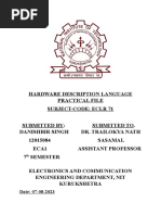 AIM:-To Write and Test The VHDL Code of 3TO 8 DECODER, USING 2 TO 4 ...