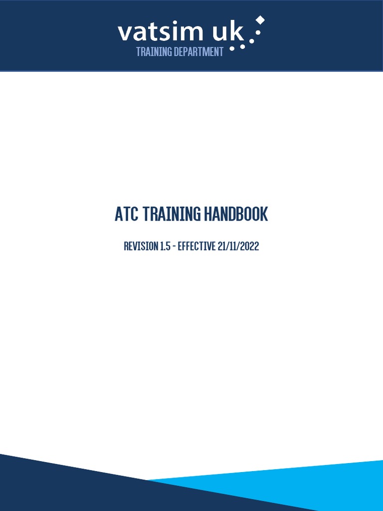 ATC Training Handbook [1.5!21!11-2022] | PDF | Air Traffic Control ...