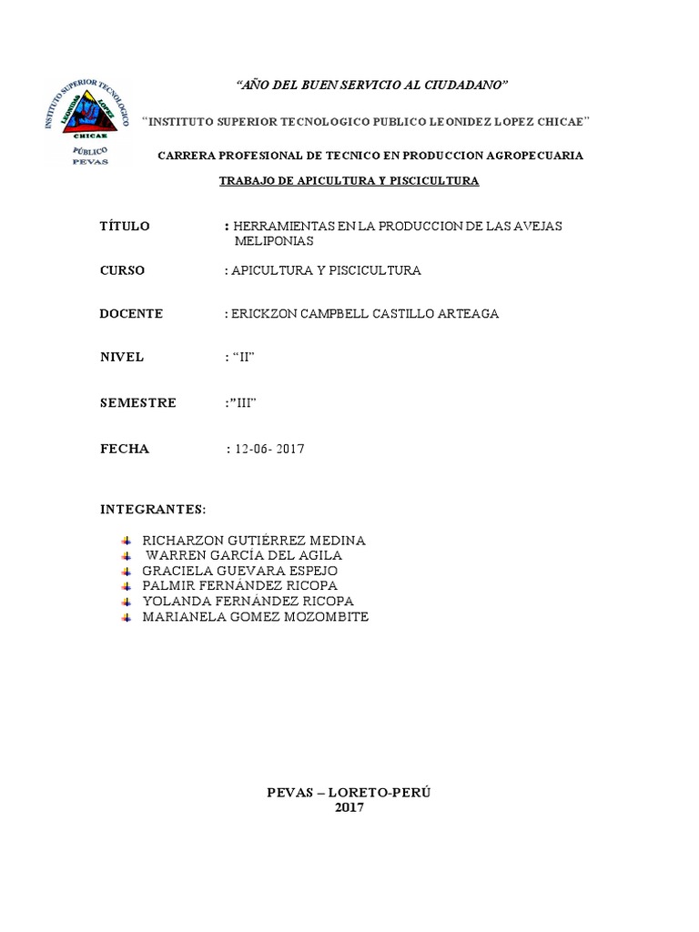 Abejas Herramientas Pdf Apicultura Colmena