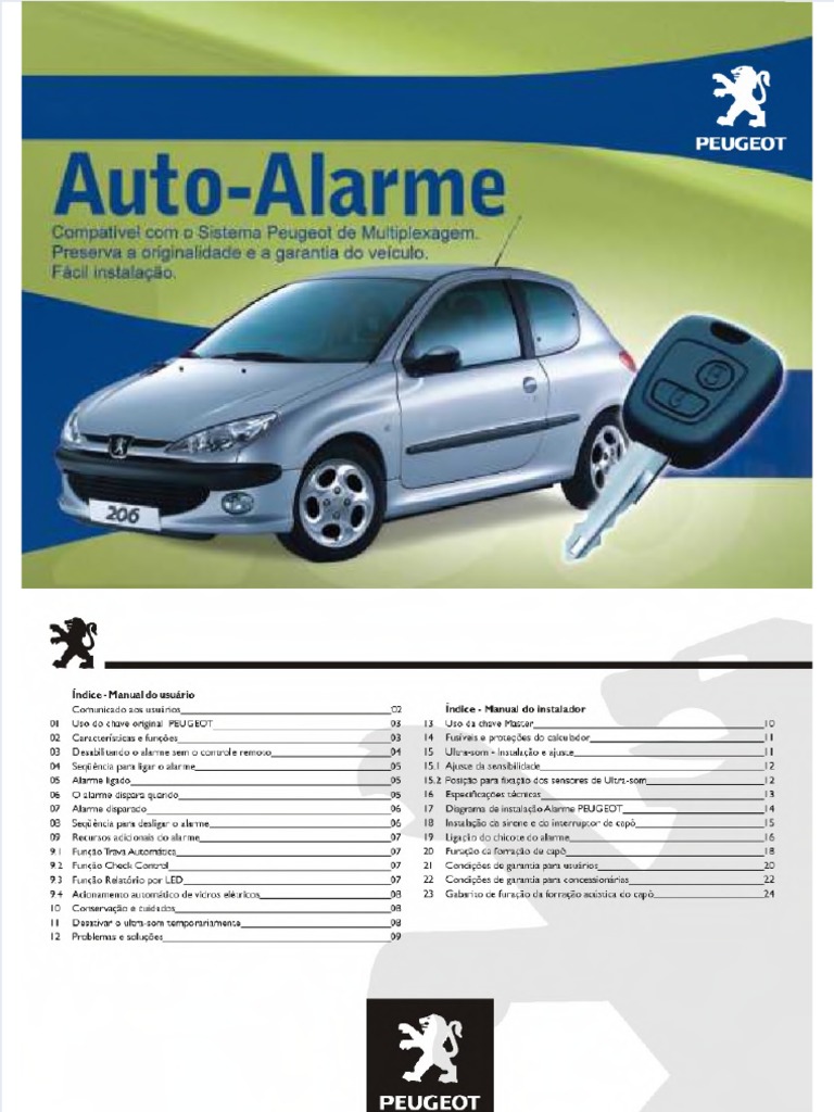 Dokumen - Tips Manual Alarme Positron Peugeot | PDF
