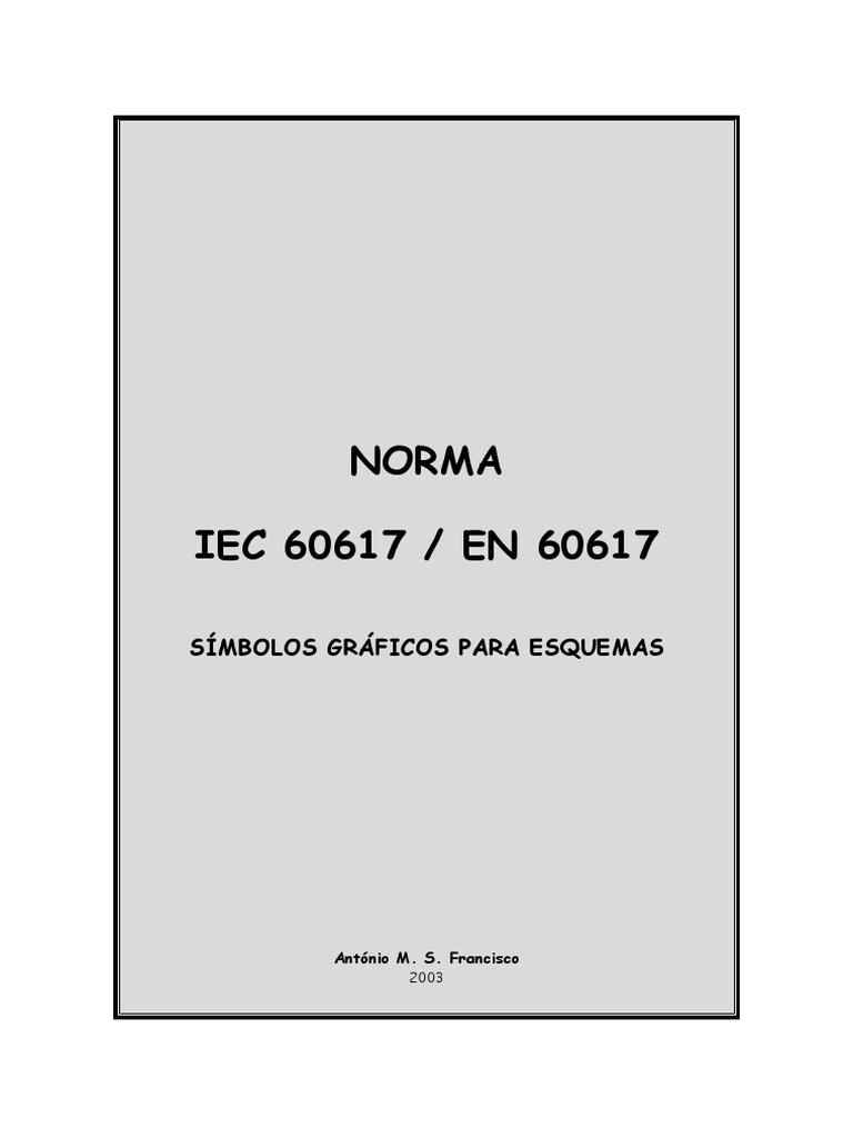 Simbologia Iec 60617 | Descargar gratis PDF | Comisión Electrotécnica ...