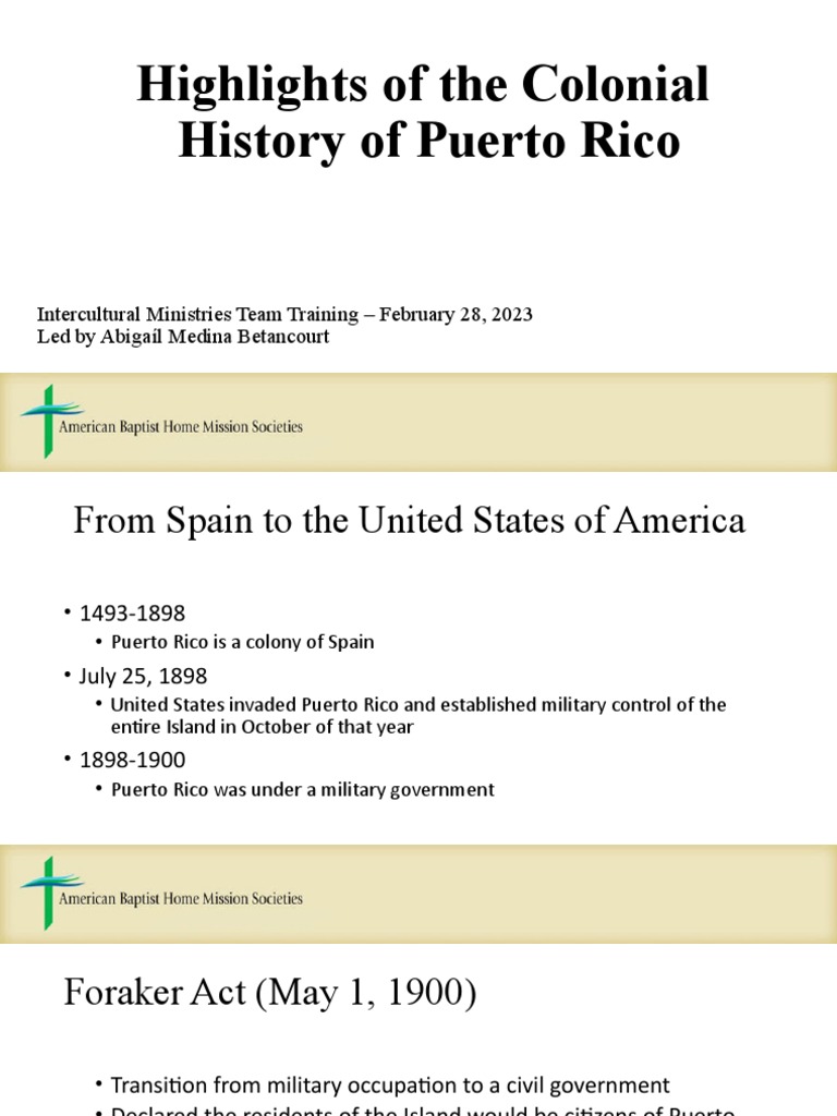 Colonial History of Puerto Rico Explained | PDF | Cost Of Living ...