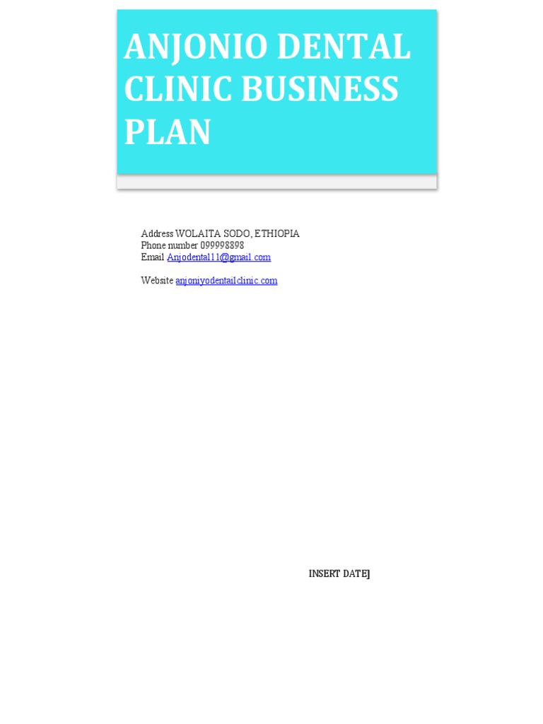 Dental Clinic Business Plan Template | PDF | Equity (Finance ...