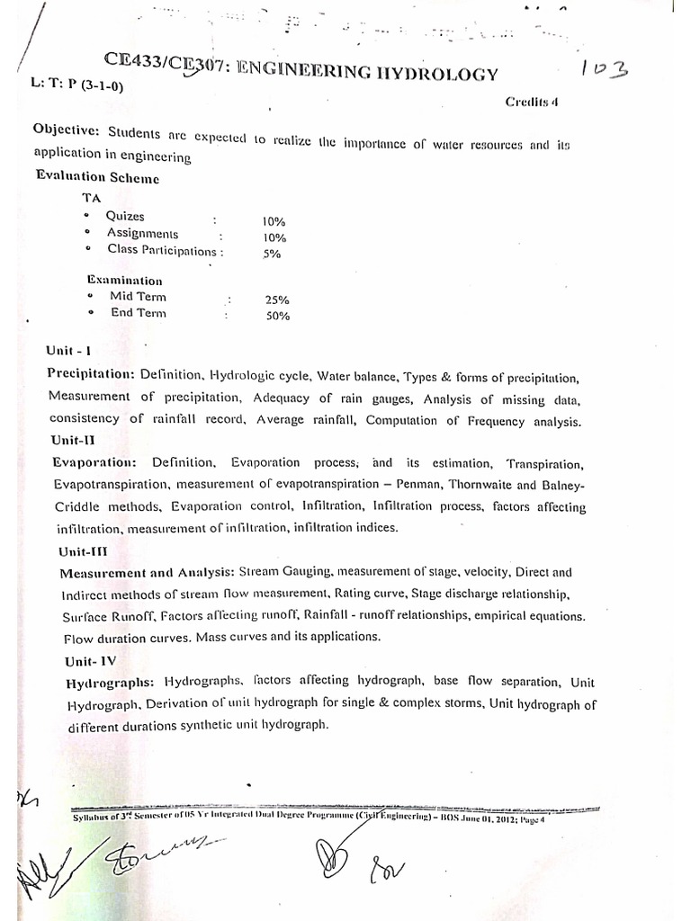 Engineering Hydrology | PDF