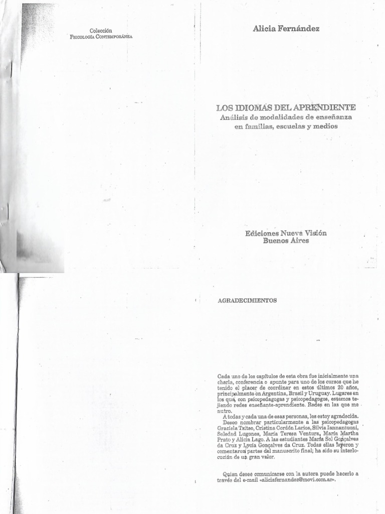 Los Idiomas Del Aprendiente | PDF