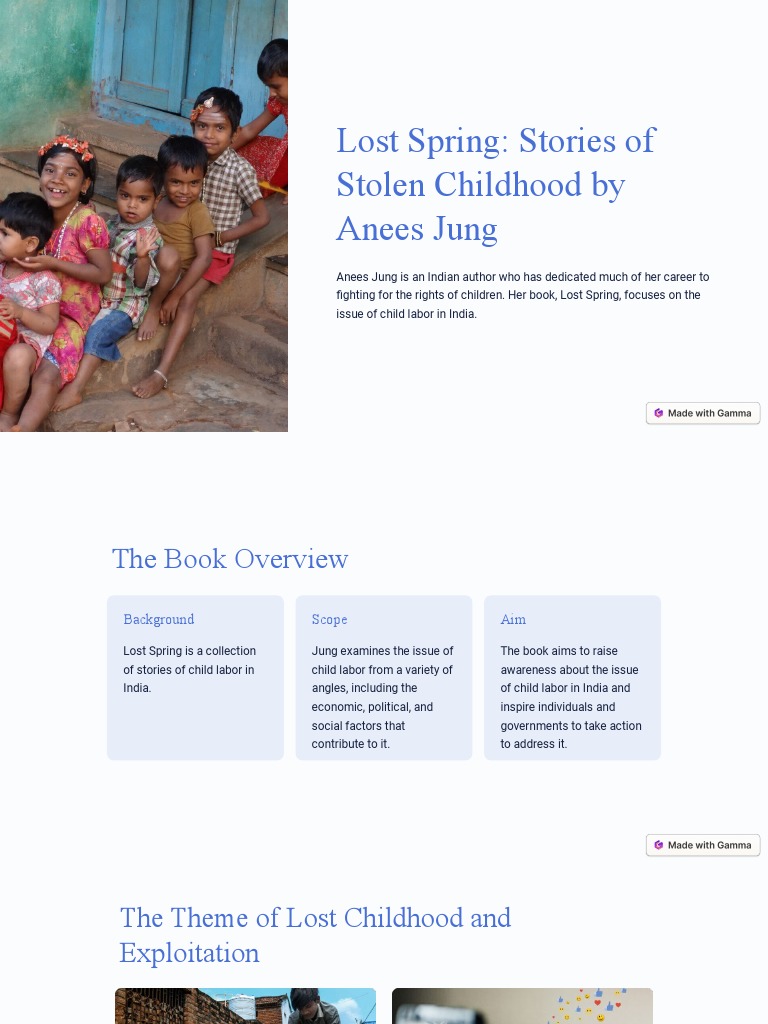 Lost Spring: Child Labor in India | PDF | Child Labour | Empathy