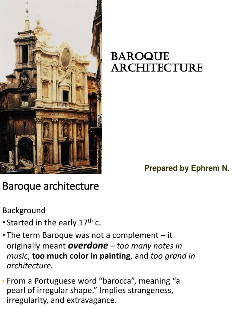 Baroque Architecture | PDF | Baroque