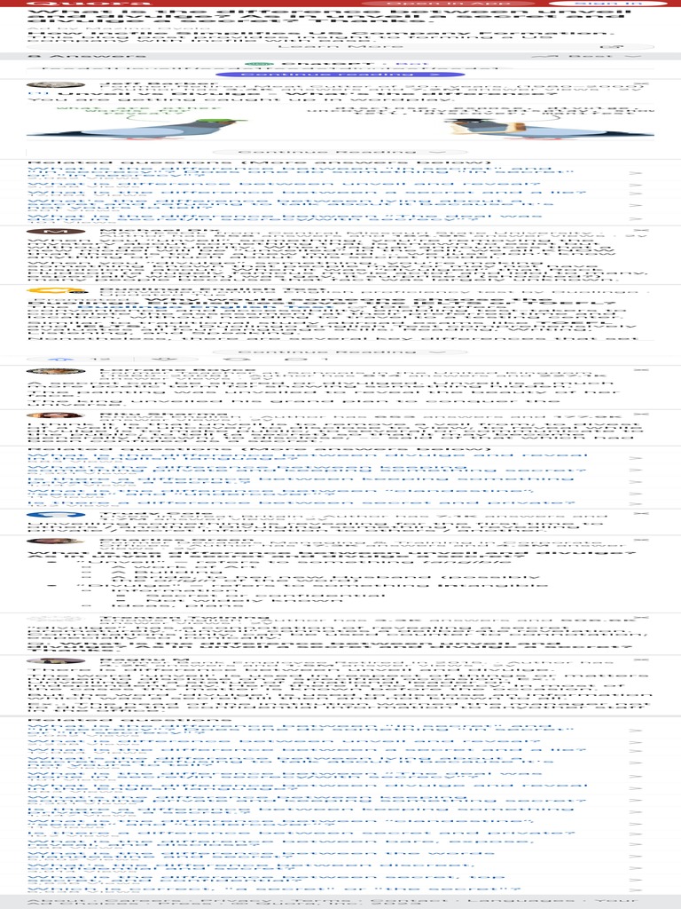 What Is The Difference Between Unveil and Divulge As in Unveil A Secret ...