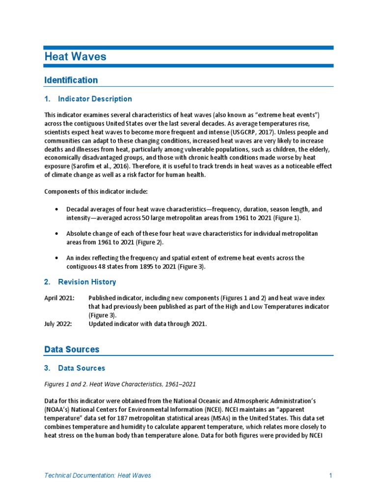 Operation Heatwave | PDF | Heat Wave | Humidity