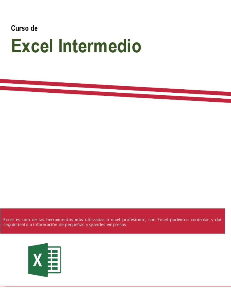 Manual Excel Intermedio | PDF