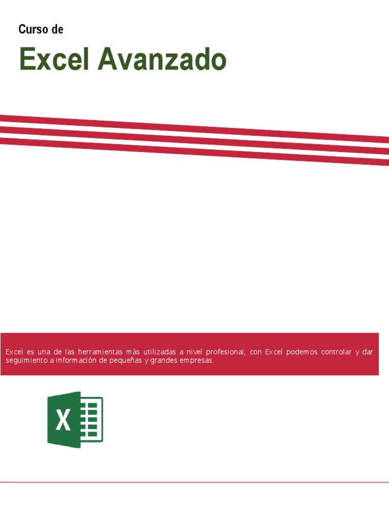 Manual Excel Avanzado | PDF | Macro (informática) | Microsoft Excel