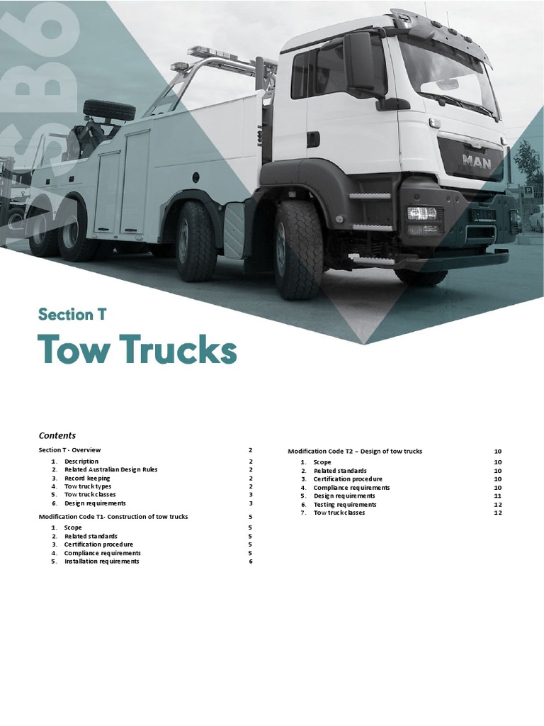 Tow Truck Design and Construction Guide | PDF | Truck | Crane (Machine)