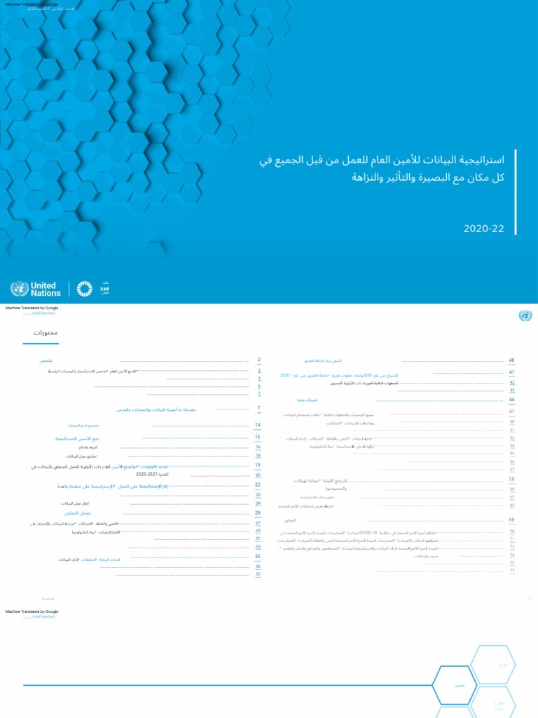 UN SG Data-Strategy | PDF