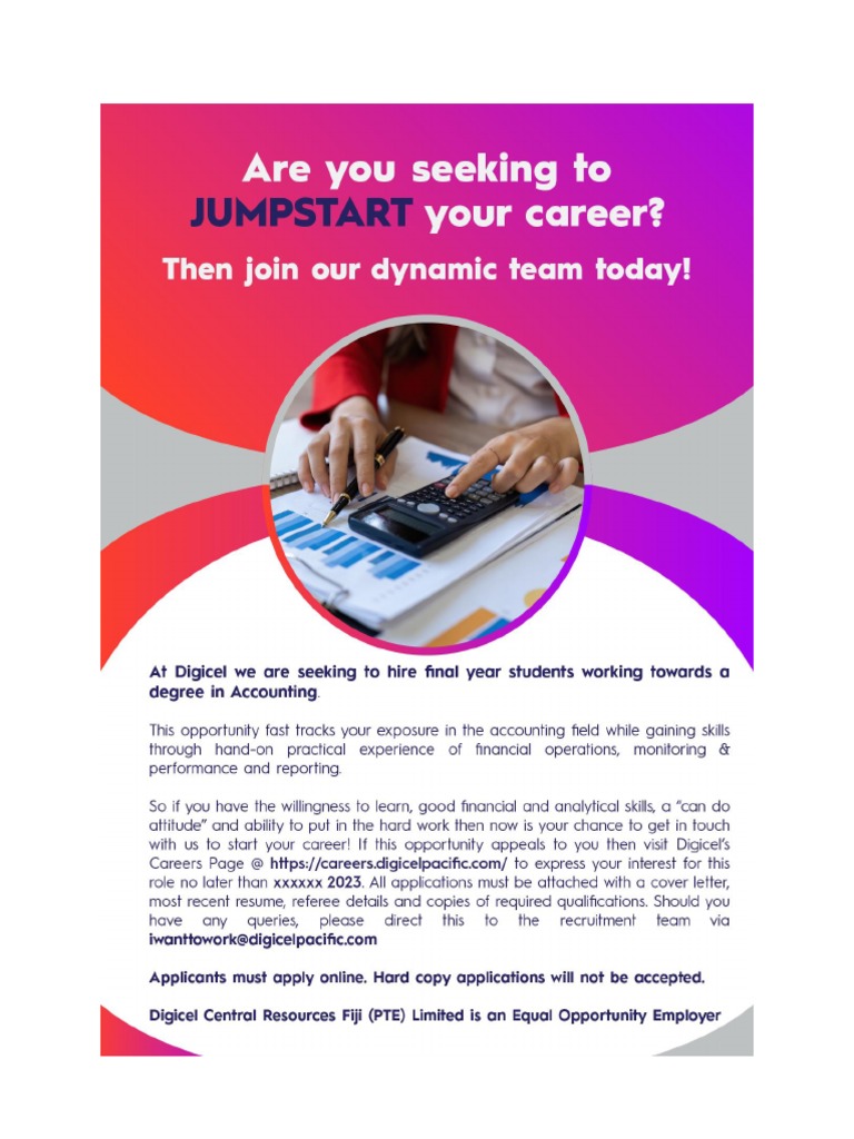Accounting Graduates Advert | PDF