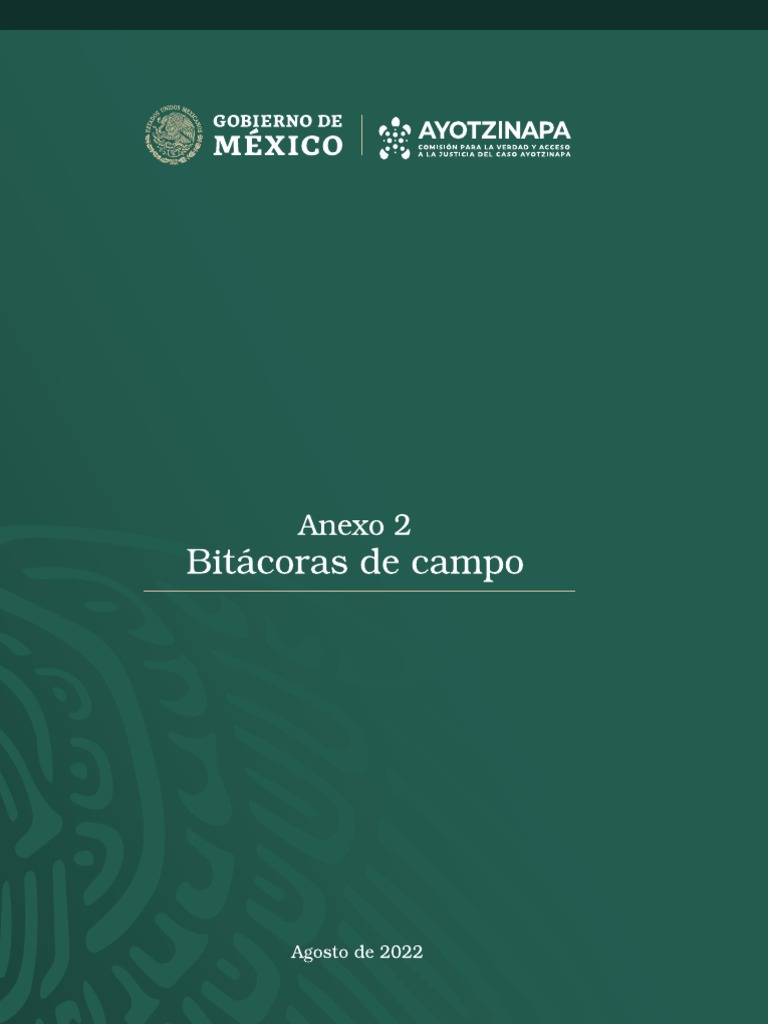 ANEXO 2 Bitacoras de Campo | PDF