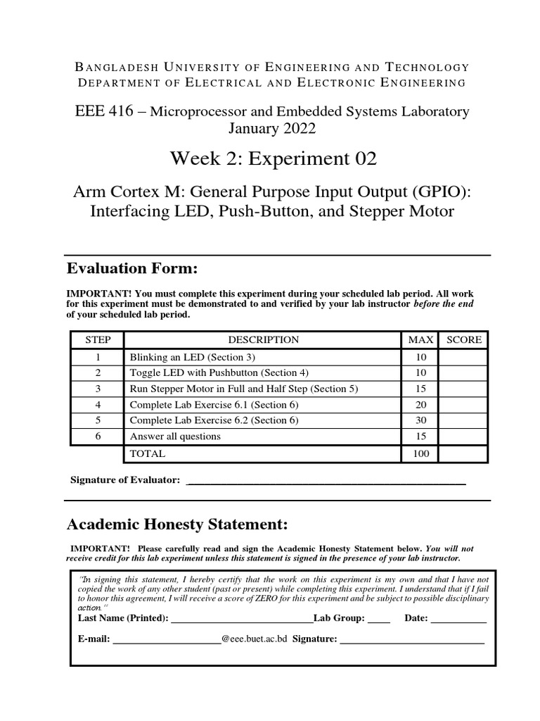 Arm Cortex M General Purpose Input Output (GPIO) | PDF Arm Cortex M General Purpose Input Output (GPIO) | PDF