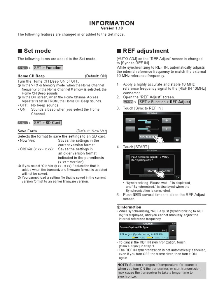 IC-9700 ENG Info V110 0 | PDF | Port (Computer Networking) | Router (Computing)