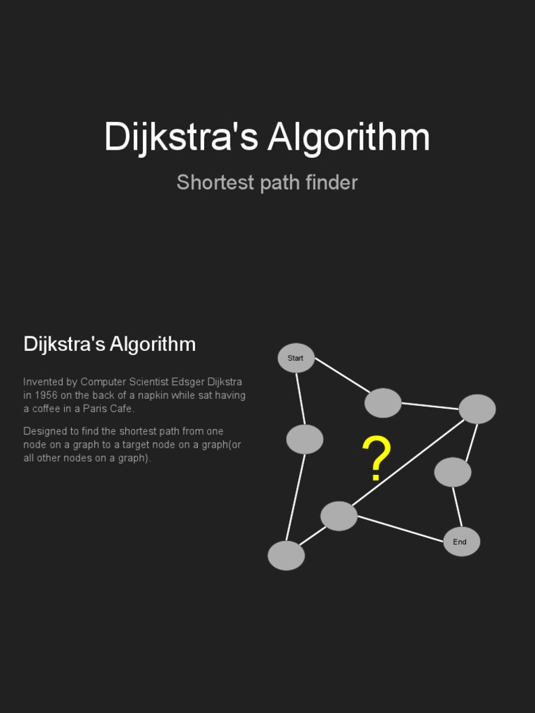 Dijkstra S Algorithm Pdf