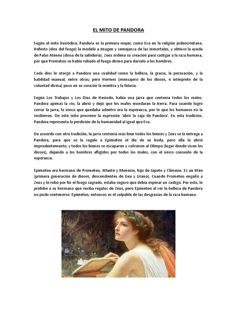 El Mito de Pandora | PDF