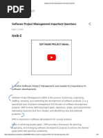 Software Process and Project Management PDF | PDF | Project Management | Engineering