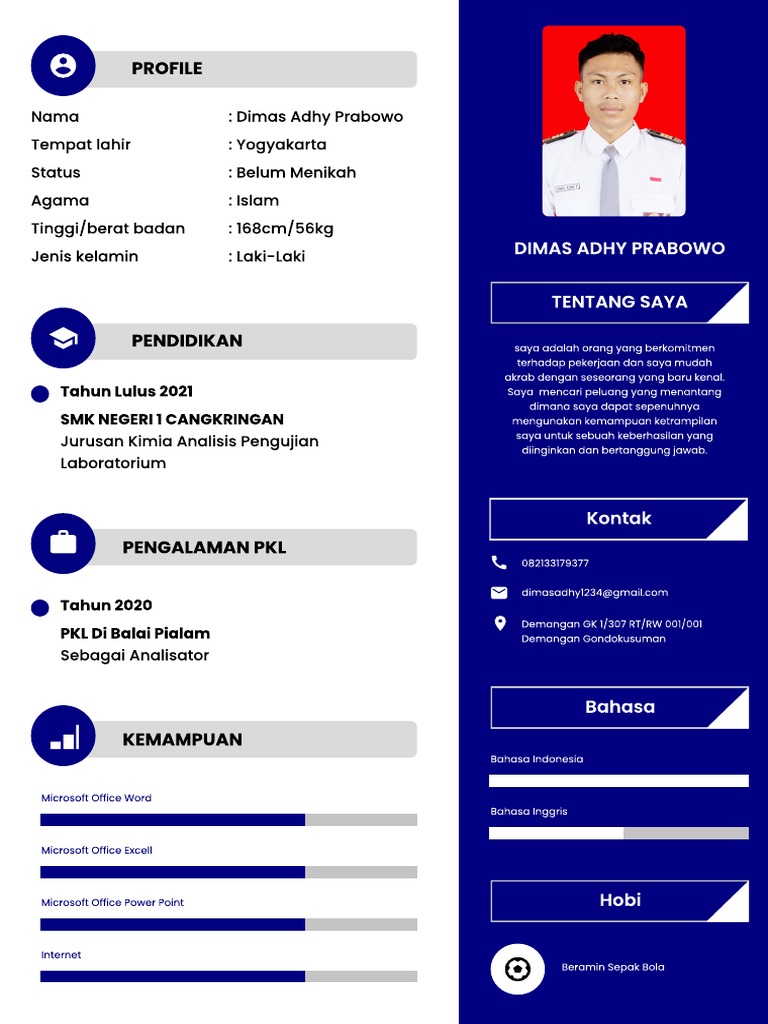CV PDF - Dimas Adhy Prabowo | PDF CV PDF - Dimas Adhy Prabowo | PDF