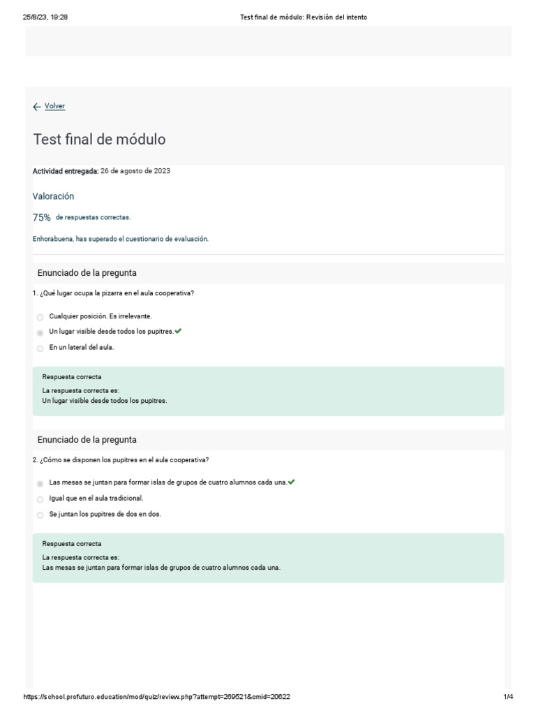 Rtas Examen 5 | PDF | Salón de clases | Evaluación