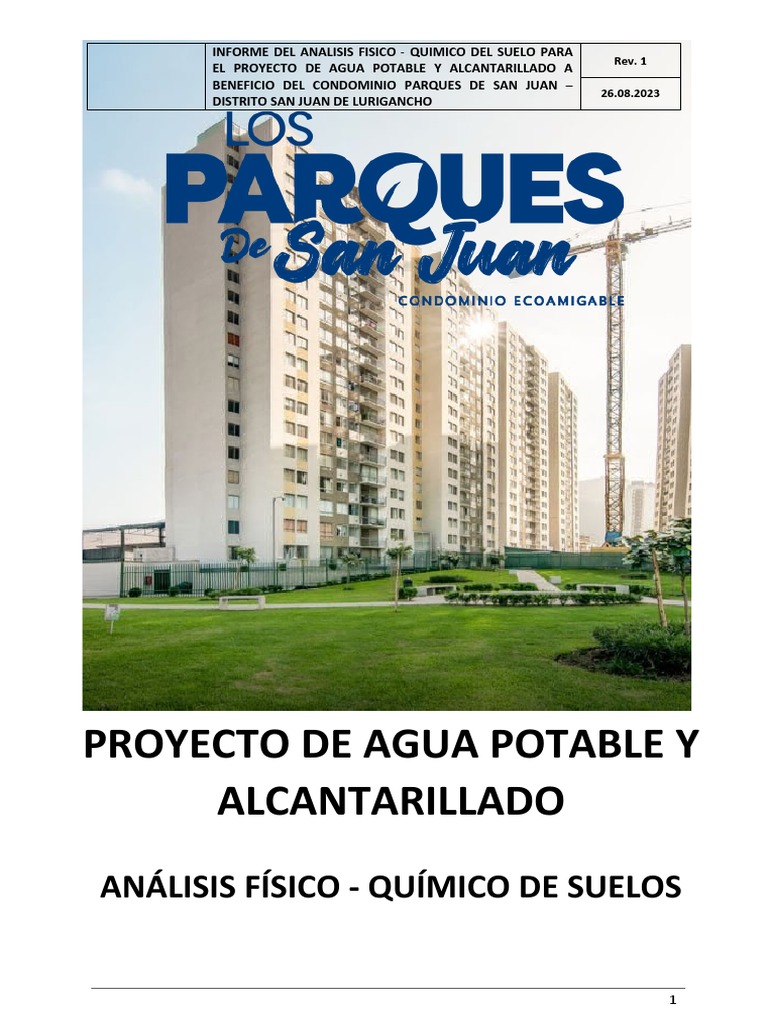 Analisis Quimico Del Suelo | Descargar gratis PDF | Hormigón | Ciencias fisicas