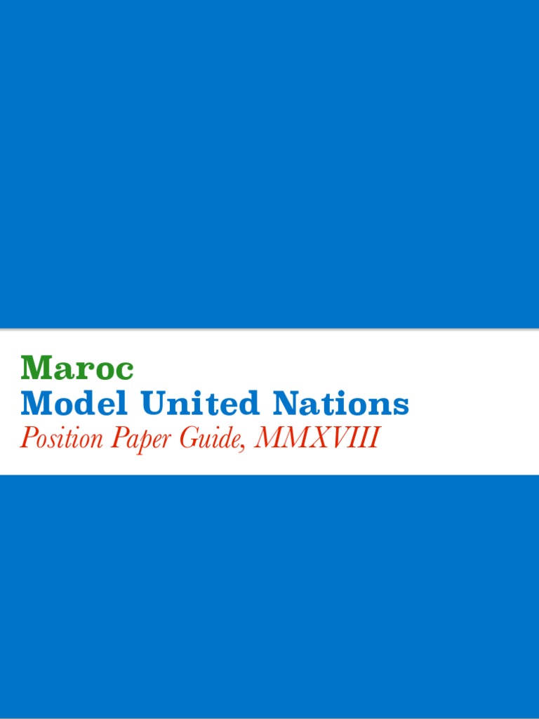 MaMUN Position Paper Guide | PDF | Mohamed Morsi | Egypt