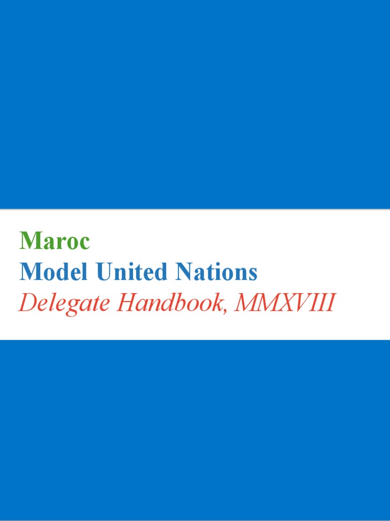 MaMUN Delegate Guide | PDF | Mohamed Morsi | Egypt