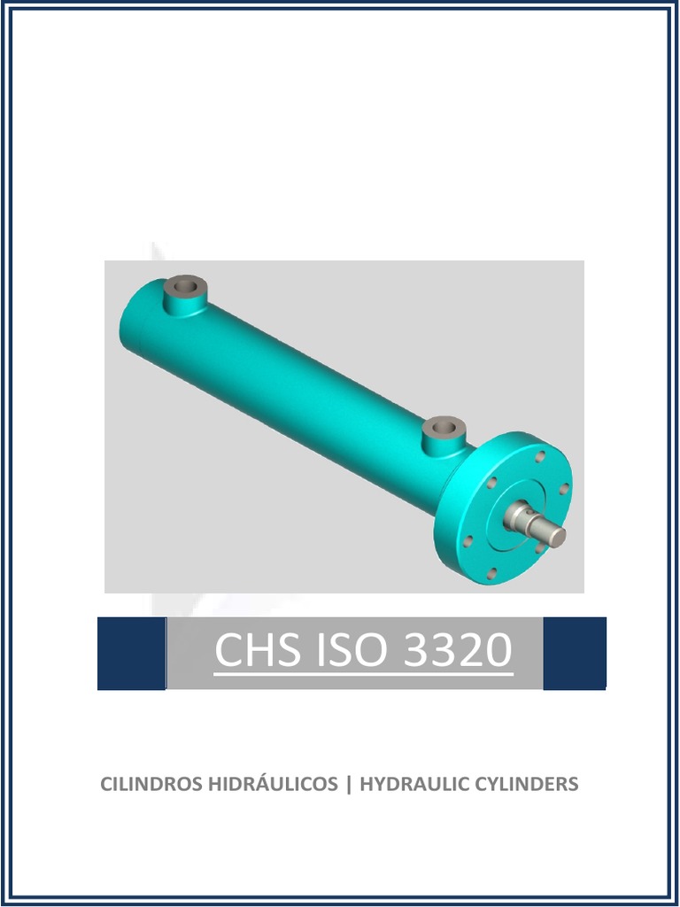 Cilindros Hidraulicos Iso 3320 Catalogo General | PDF | Ingeniería mecánica