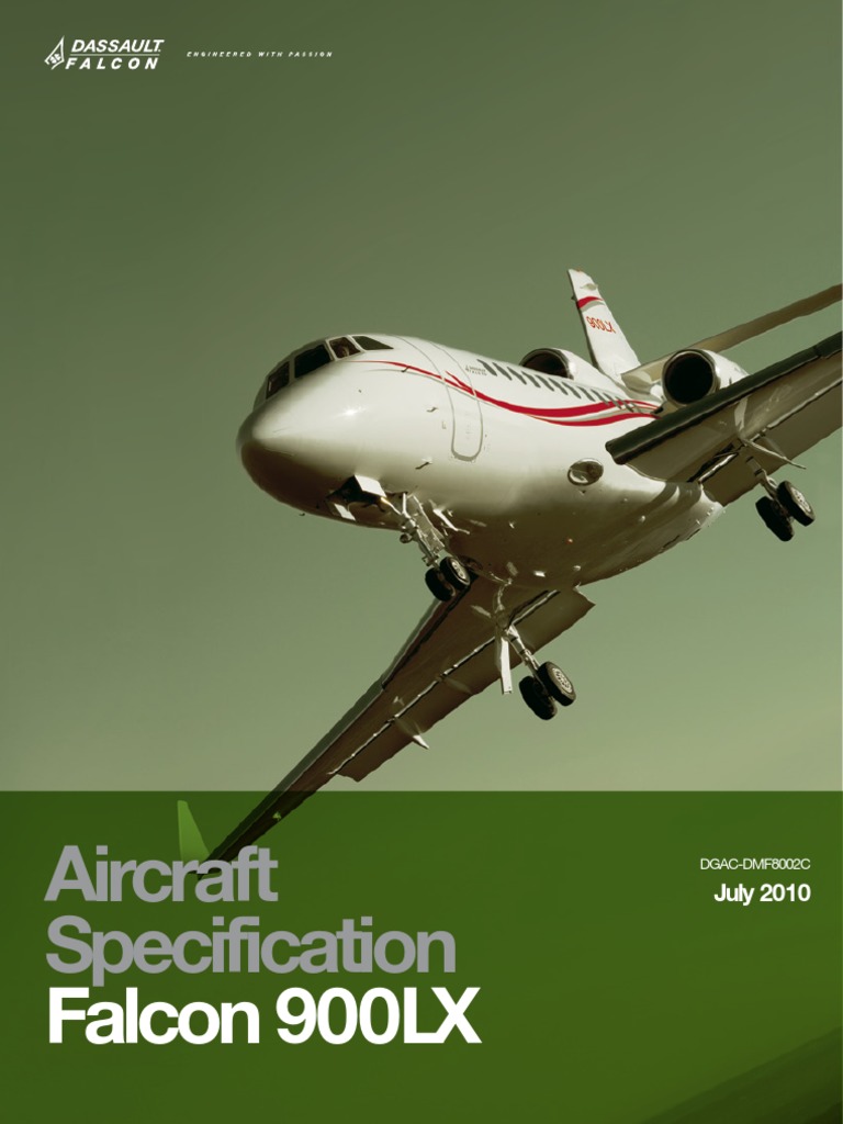 Falcon 900LX Spec | PDF | Aircraft Flight Control System | Aircraft