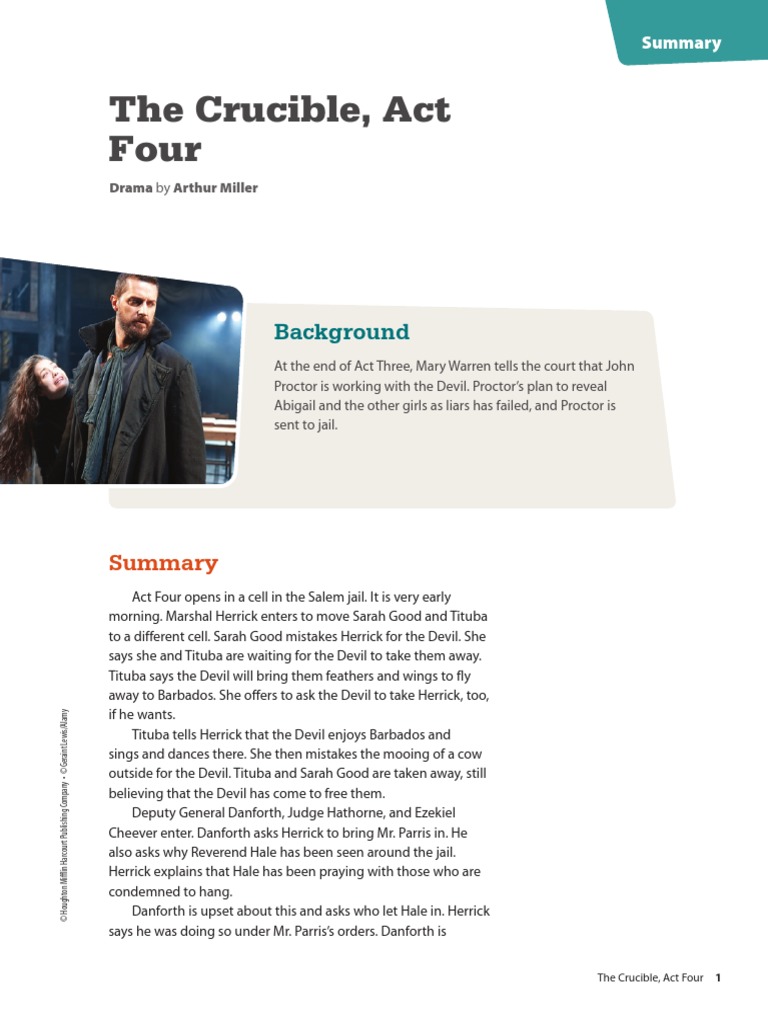 The Crucible Act 4 Adjusted Text | PDF