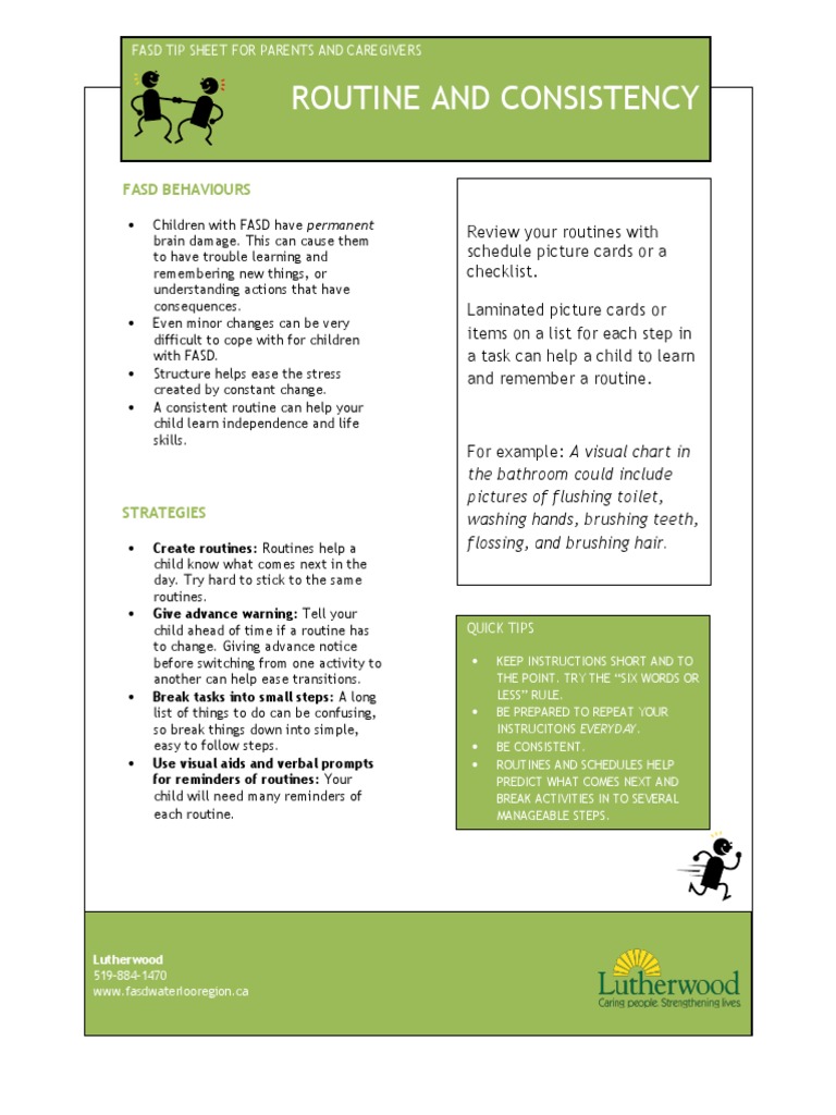 Tip-Sheet-Routine-Consistency | PDF