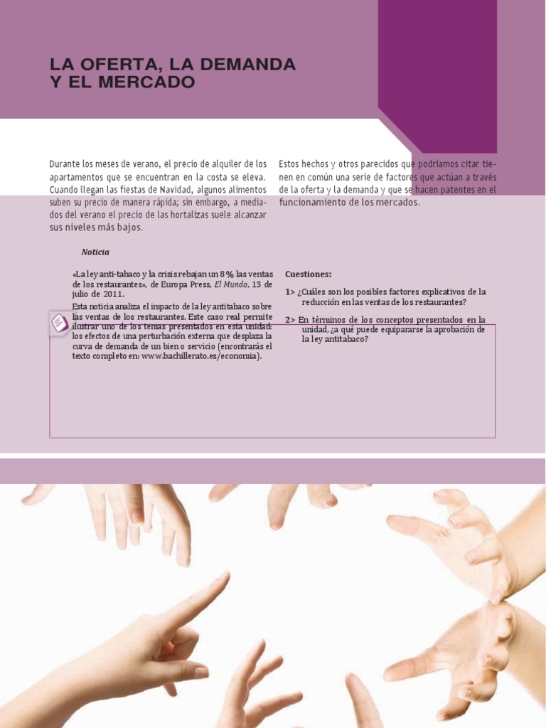 La Oferta, La Demanda y El Mercado | PDF | Oferta (economía) | Oferta y demanda