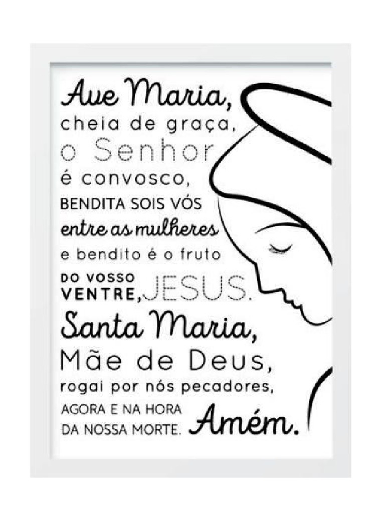 Oração Da Ave Maria Pdf