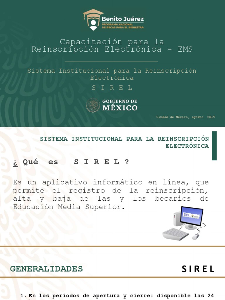 Manual de Capacitación_SIREL_V1 | PDF | Contraseña | Usuario (informática)