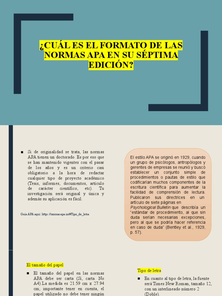 Formato Apa IV | PDF | Sumario abstracto) | Comunicación escrita