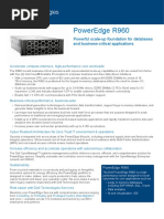 Poweredge r570 Spec Sheet | PDF | Solid State Drive | Data Center