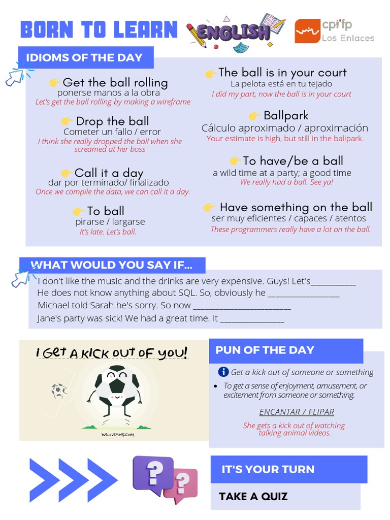 BORN TO LEARN (Balls) | PDF