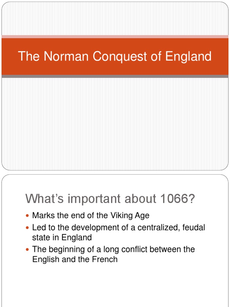 The Norman Conquest | Download Free PDF | Normans | William The Conqueror