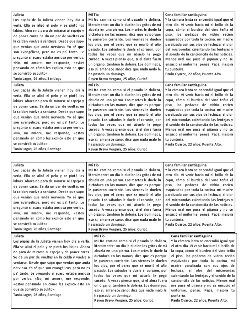 Textos Breves - Primero Medio (40 Copias) | PDF