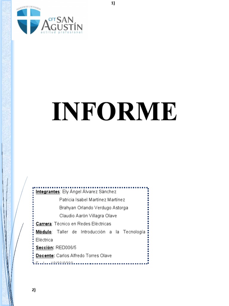 Formato para Informes 2.0 | PDF