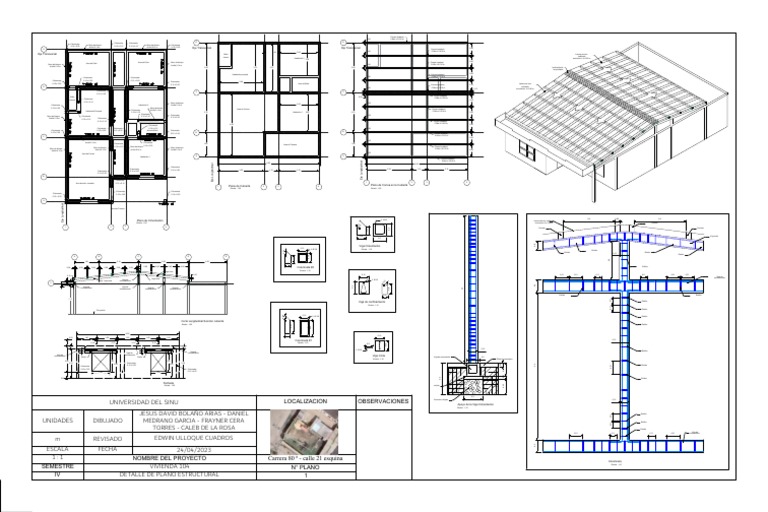 Planos Estructurales | PDF | Materiales naturales | Materiales de ...