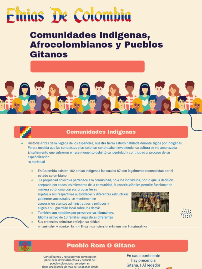 Etnias de Colombia | PDF | Colombia | Pueblo romaní